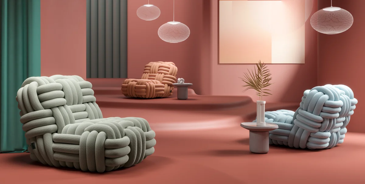 Knitty Lounge Chair — Big on Comfort - Moooi